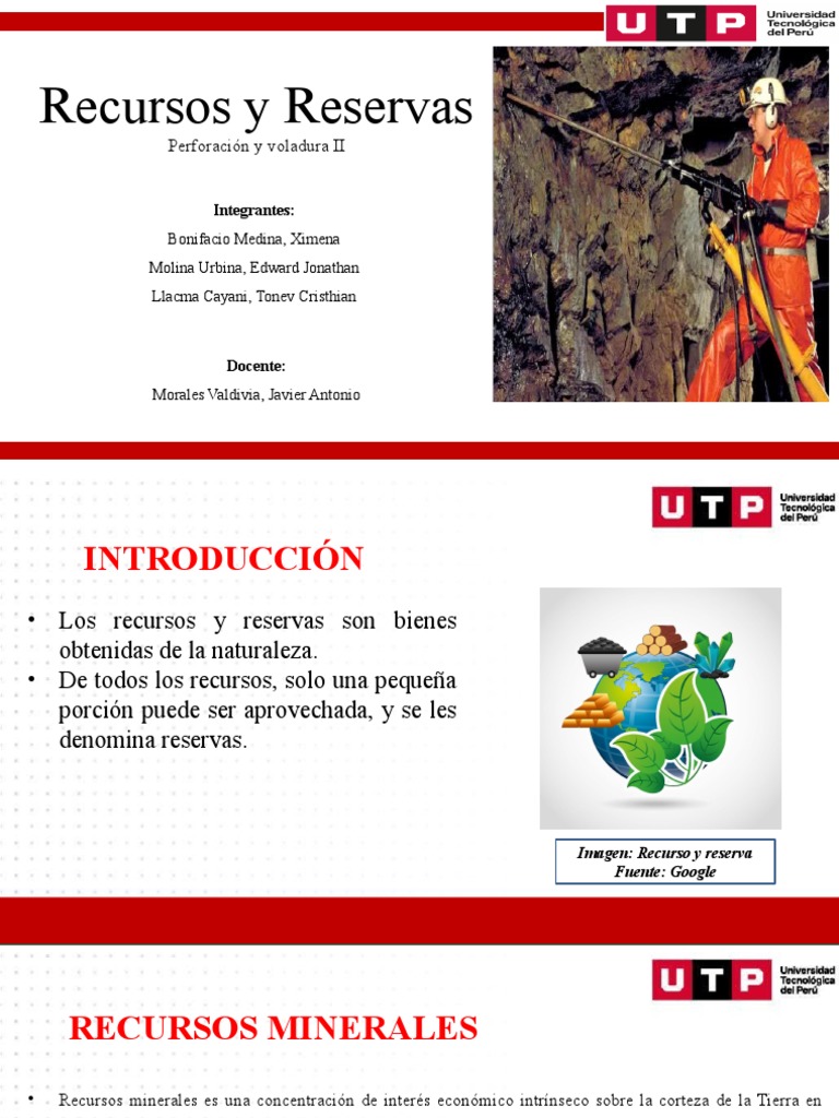 Recursos y Reservas Minerales | PDF | Minería | Minerales