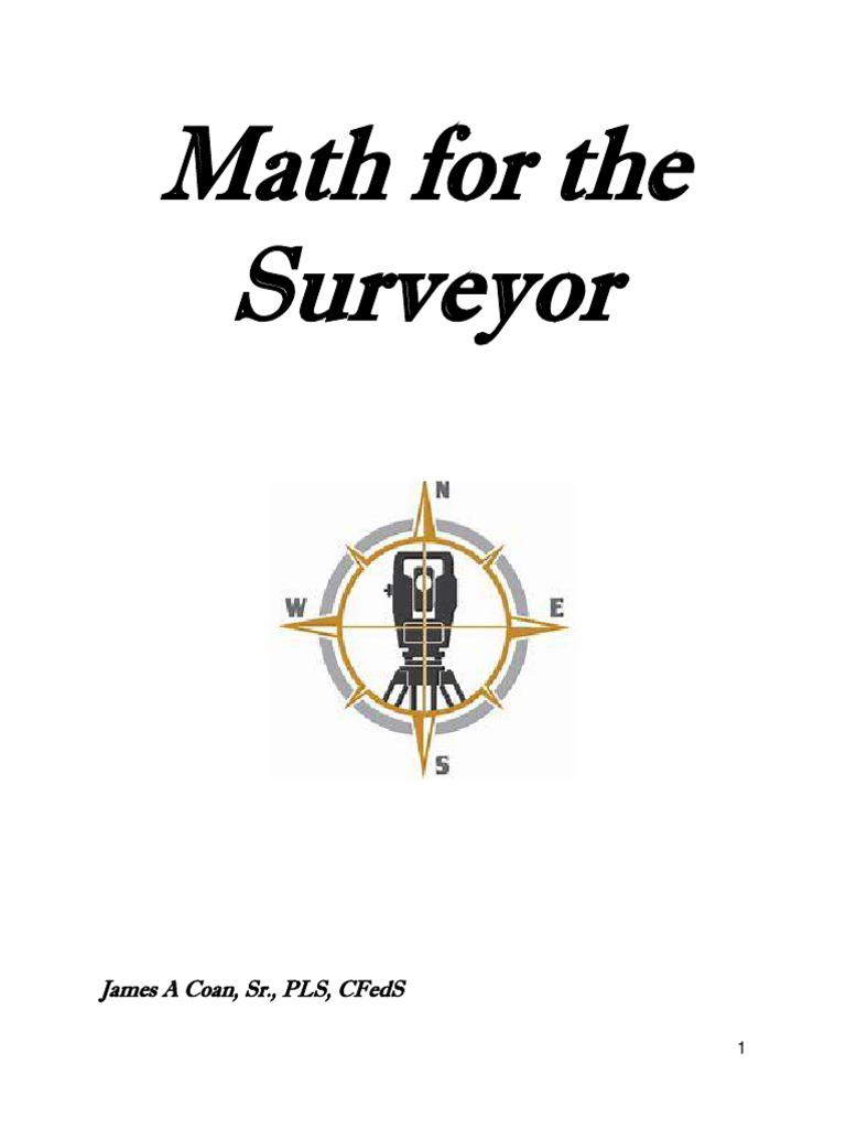 Math For The Surveyor Coan | PDF | Trigonometric Functions ...