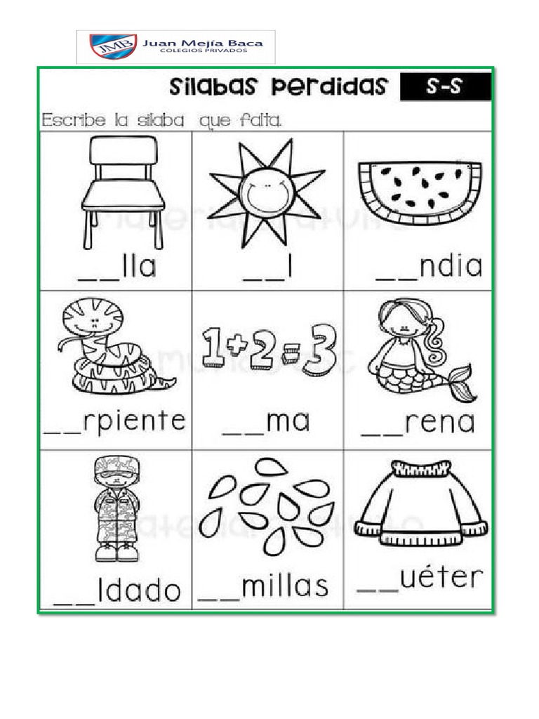 Palabras Con S | PDF