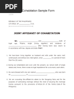 Sample Joint Affidavit of Legitimation | PDF