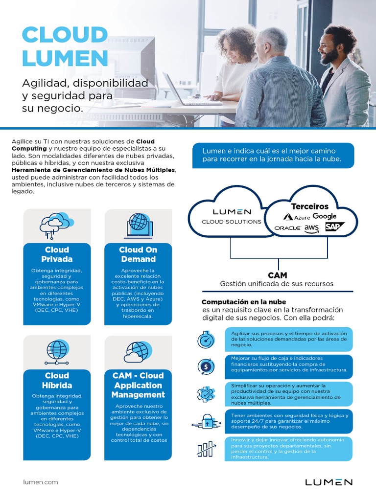 Lumen Cloud Es | PDF | Computación en la nube | Telecomunicaciones