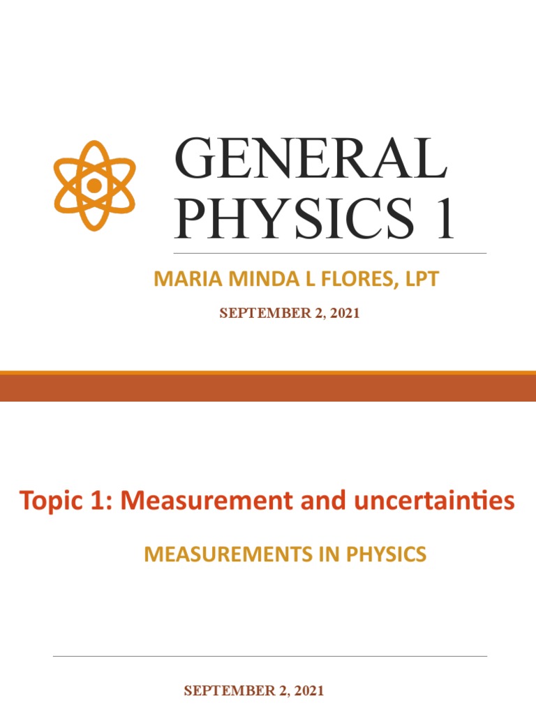Physics Measurement and Uncertainty Guide | PDF | Significant Figures ...