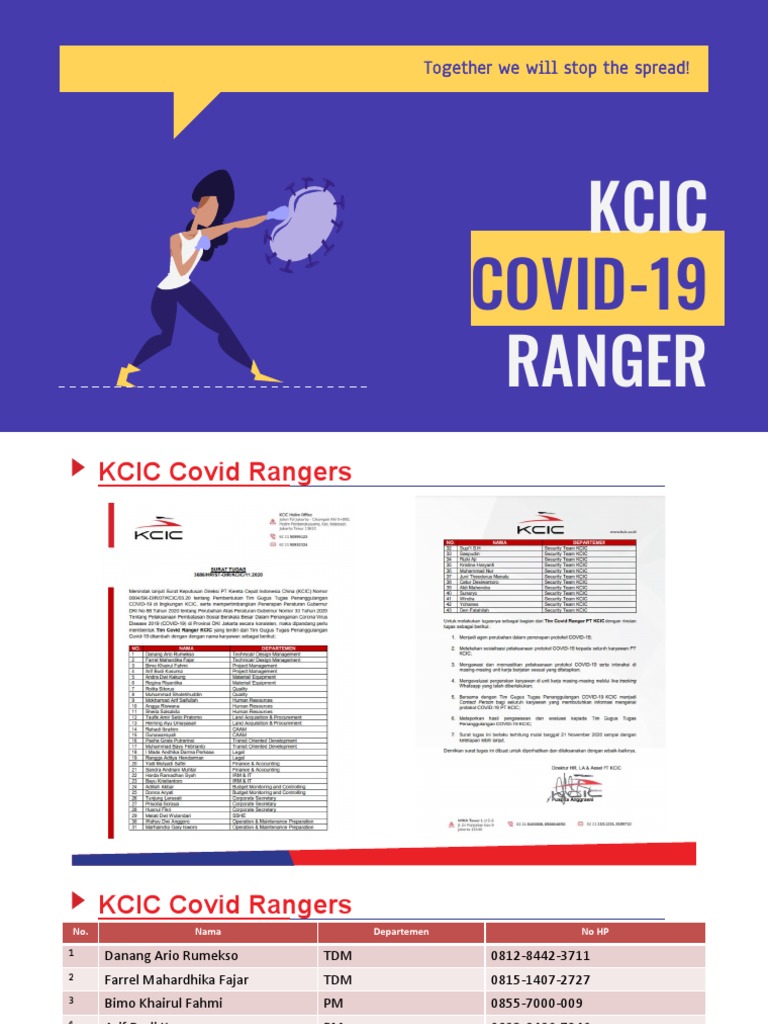 Kcic Covid Ranger | PDF