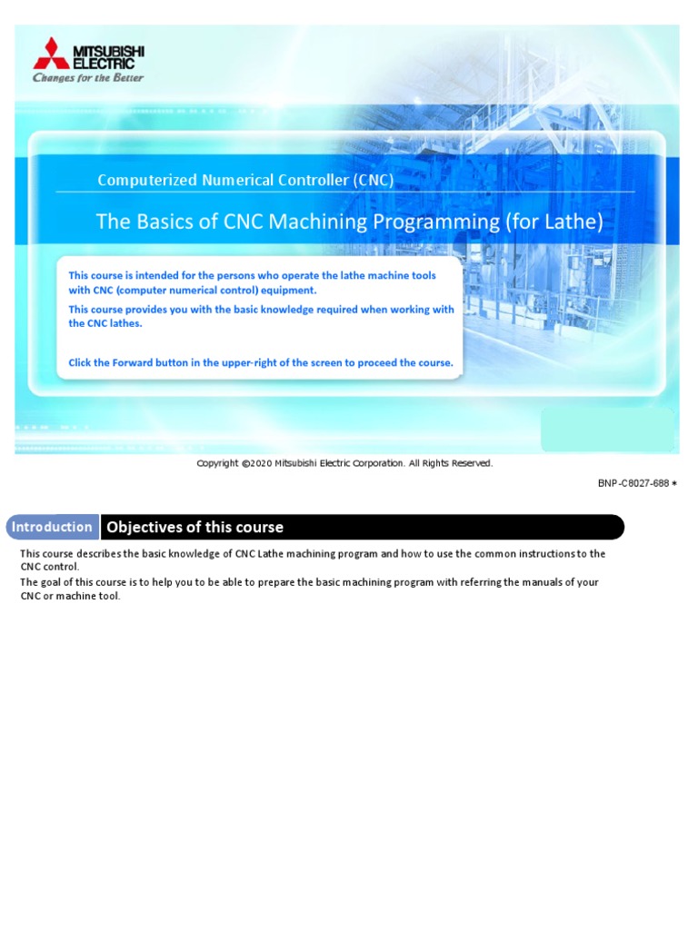 The Basics of CNC Machining Programming (For Lathe) : Computerized ...