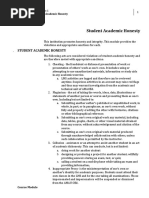 Academic Declaration of Honesty | PDF