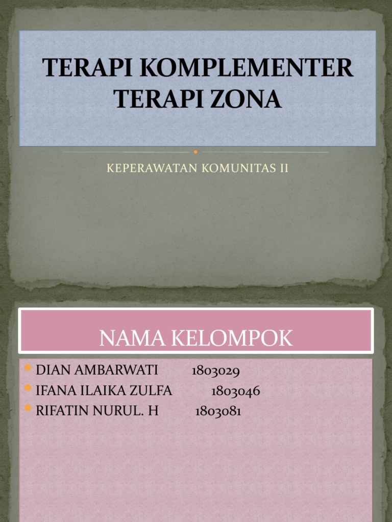 Sop Terapi Komplementer Terapi Zona | PDF | Pengembangan Diri