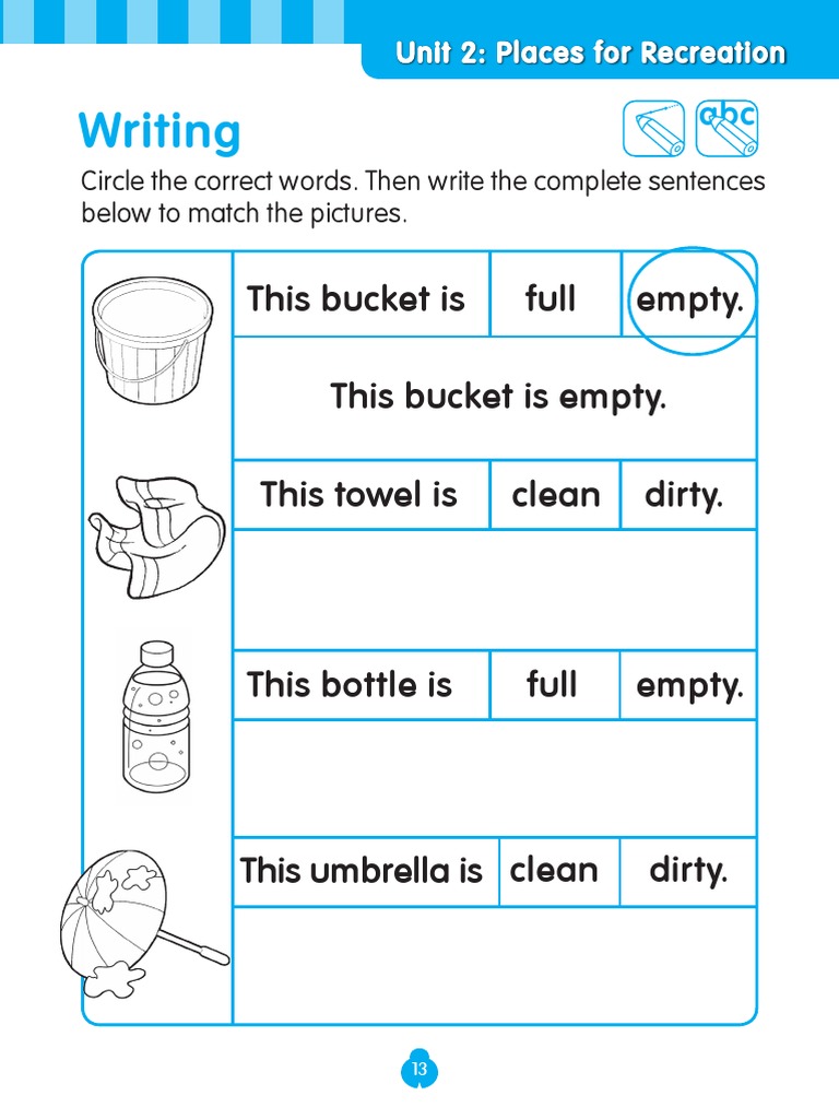 Rainbow English Activity Book 3 | PDF