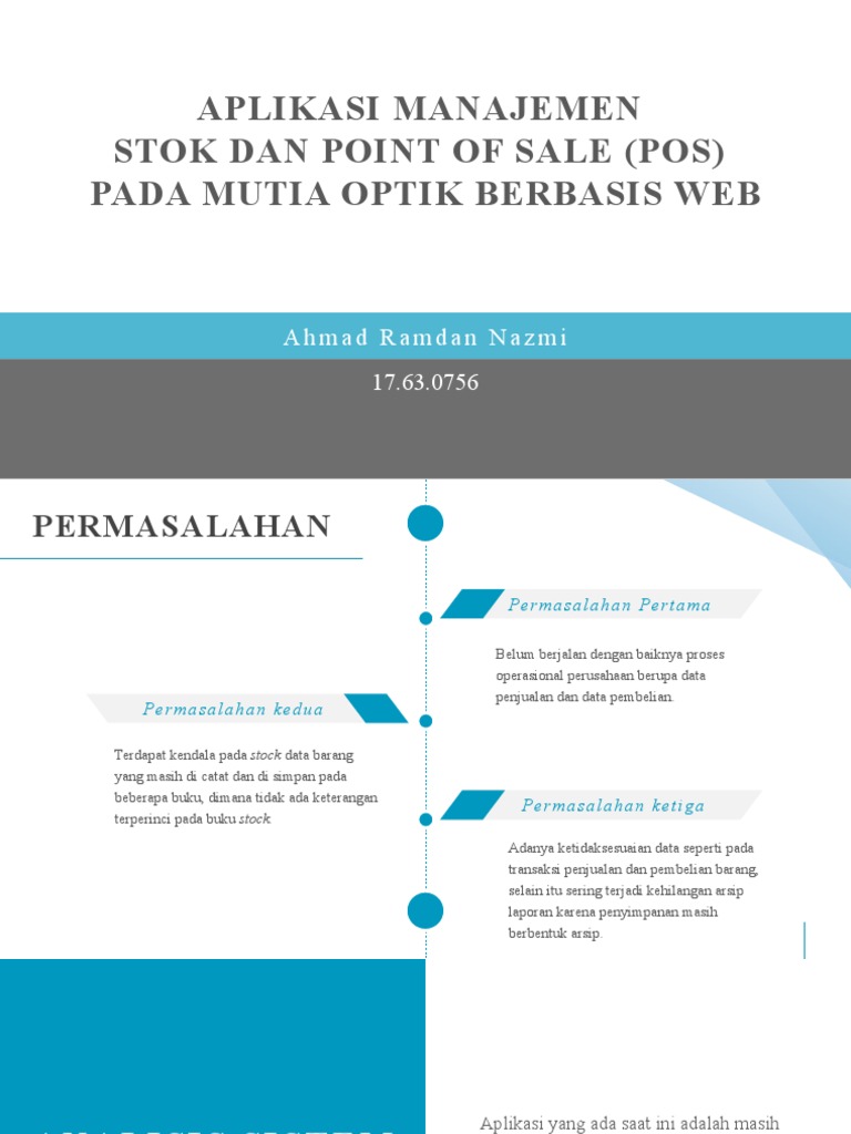 Aplikasi Manajemen Stok dan POS Optik | PDF | Komputer