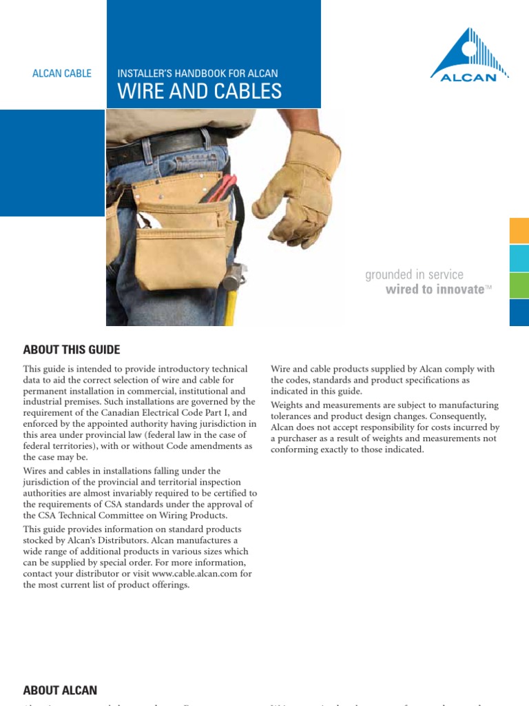 ALCAN Wire and Cables | PDF | Electrical Conductor | Electrical Connector