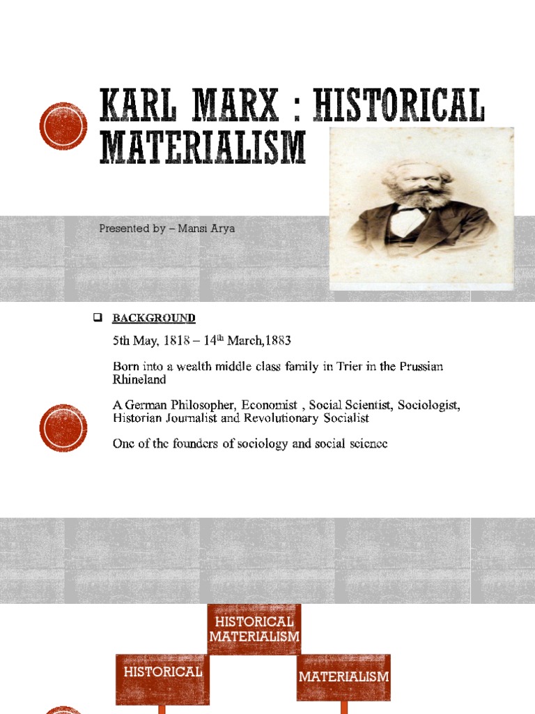 Marx's Historical Materialism Explained | PDF | Communism | Anti Capitalism