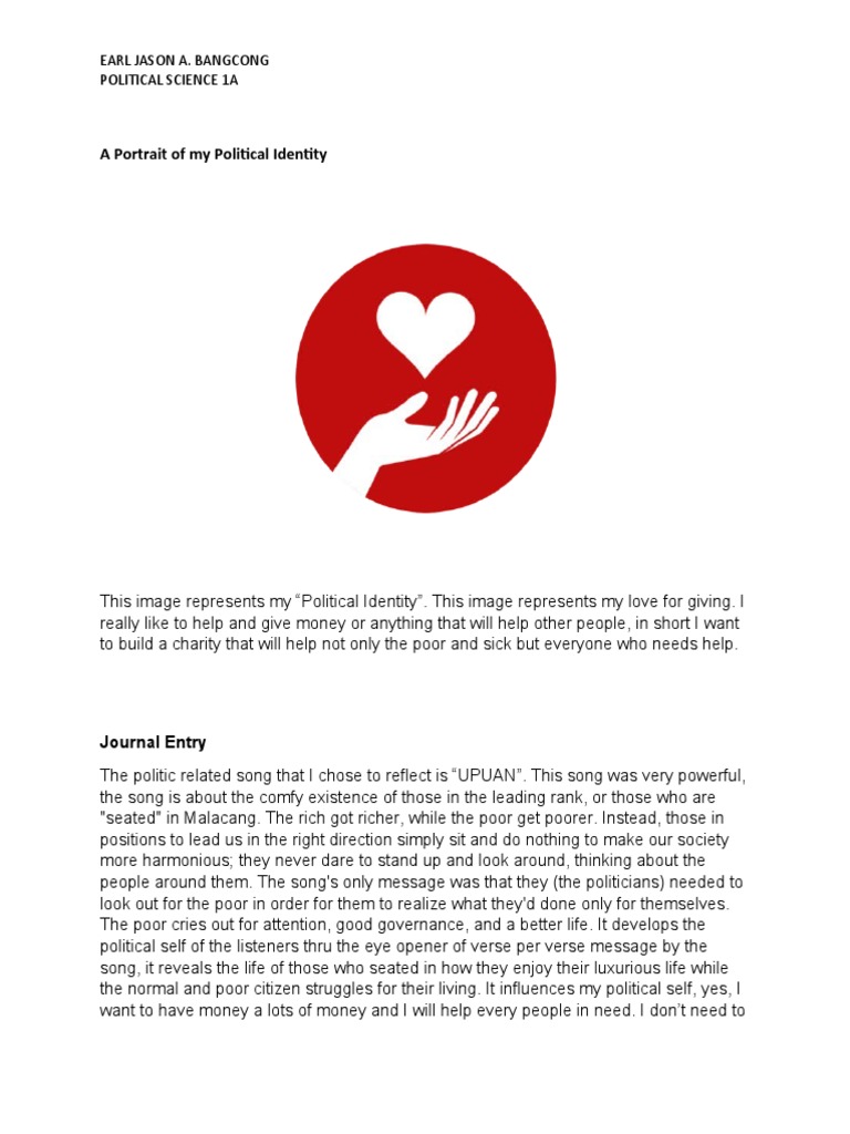 A Portrait of My Political Identity | PDF