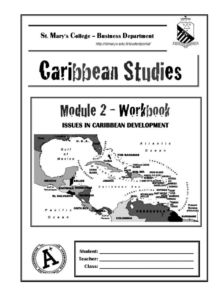 Caribbean Studies Activity Workbook | PDF | Caribbean | Essays