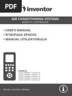 Gree AC Remote Control Functions Guide | PDF | Air Conditioning ...