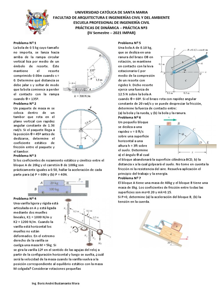 Practica Nº3 | PDF | Fricción | Ingeniería mecánica