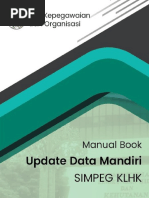 Buku Petunjuk SIMPEG - BKD Kab. Wonosobo | PDF