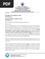 Letter Request Tagalog | PDF