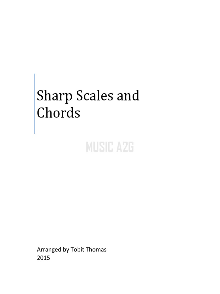 Sharp Scales and Chords: A Guide to the Major, Relative Minor, and ...