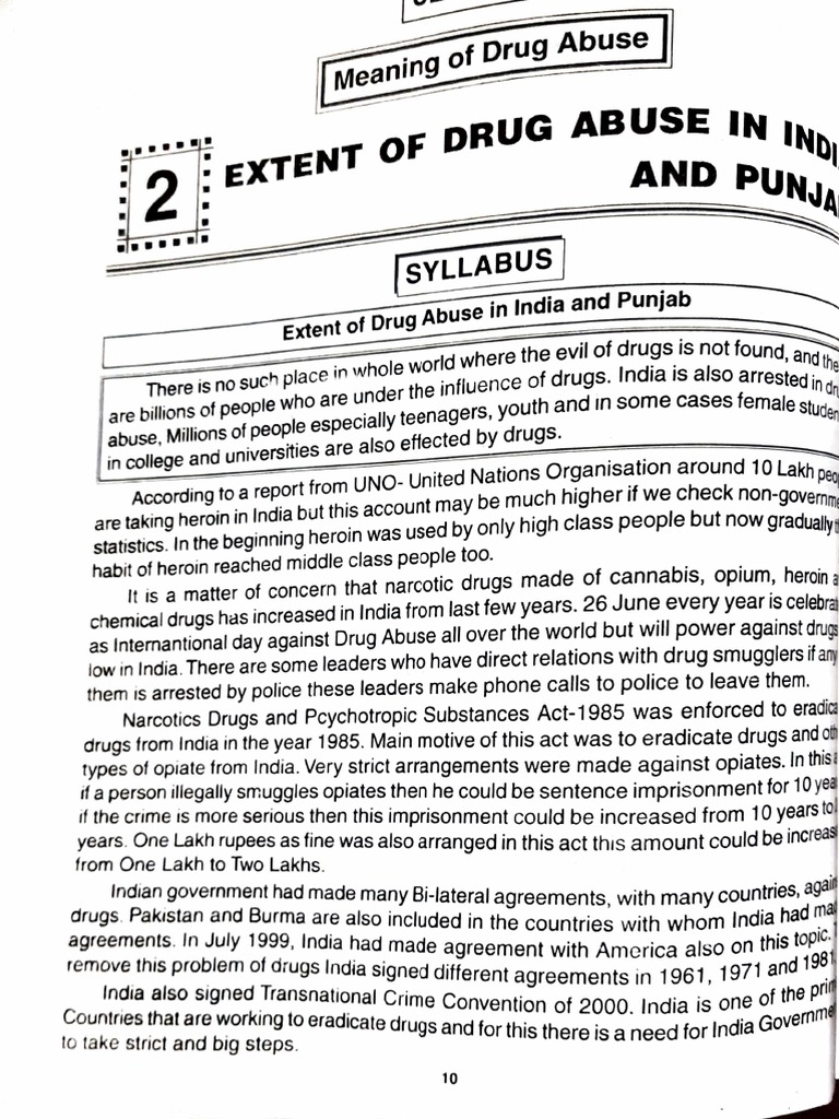 Extent of Drug Abuse | PDF | Heroin | Substance Dependence