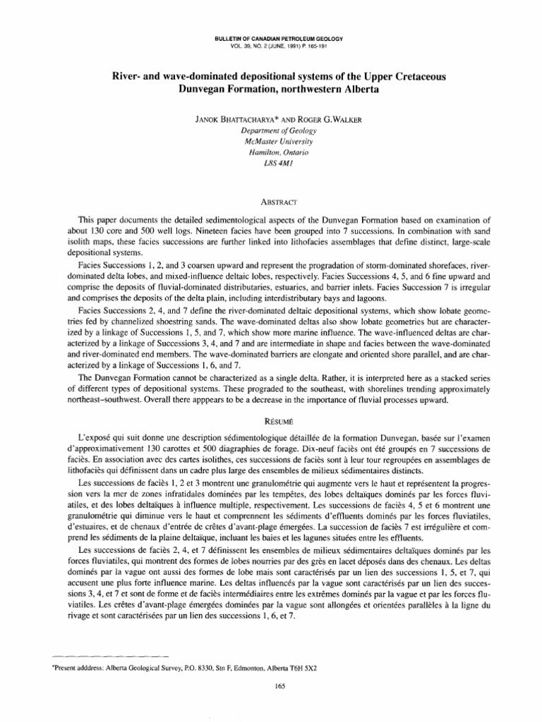 River-And Wave-Dominated Depositional Systems of The Upper Cretaceous ...
