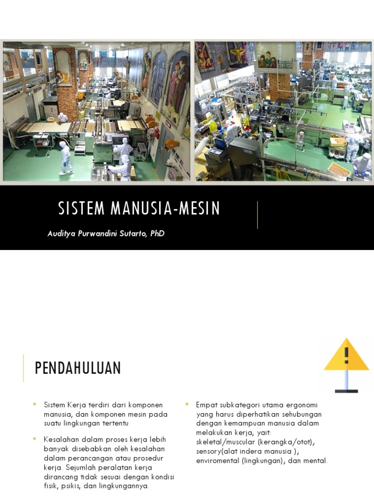 2.2. Sistem Manusia Mesin | PDF
