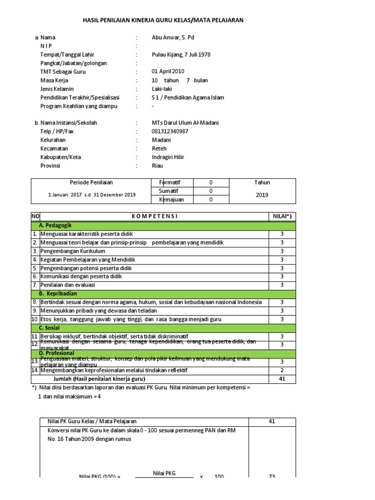 PKG Guru Swasta | PDF