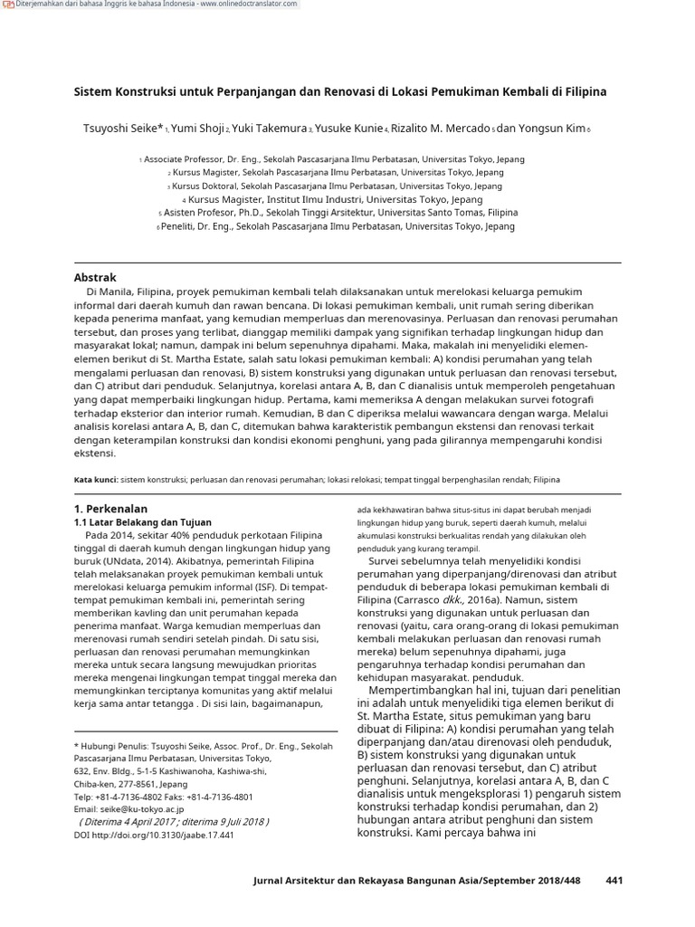 Arsitektur Jurnal Internasional - En.id | PDF