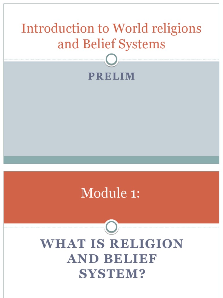 Introduction to World Religions Module 1 | PDF | Philosophy Of Religion ...