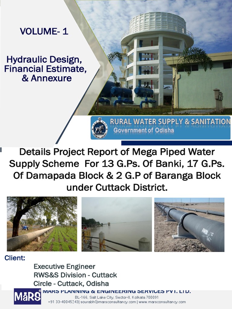 Indicative DPR | PDF | Water | Pump