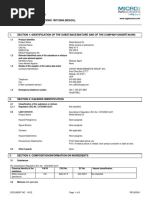 Krones Celerol Lu 7602 760808 Gb en v-1.0.5 Sdb | PDF | Toxicology | Occupational Safety And Health