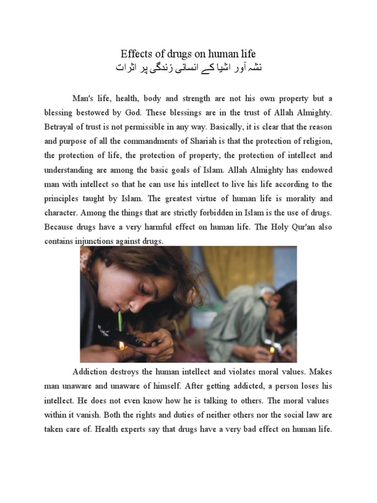 Effects of Drugs On Human Life | PDF