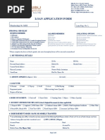 SACCO Loan Application Form | PDF | Loans | Banking