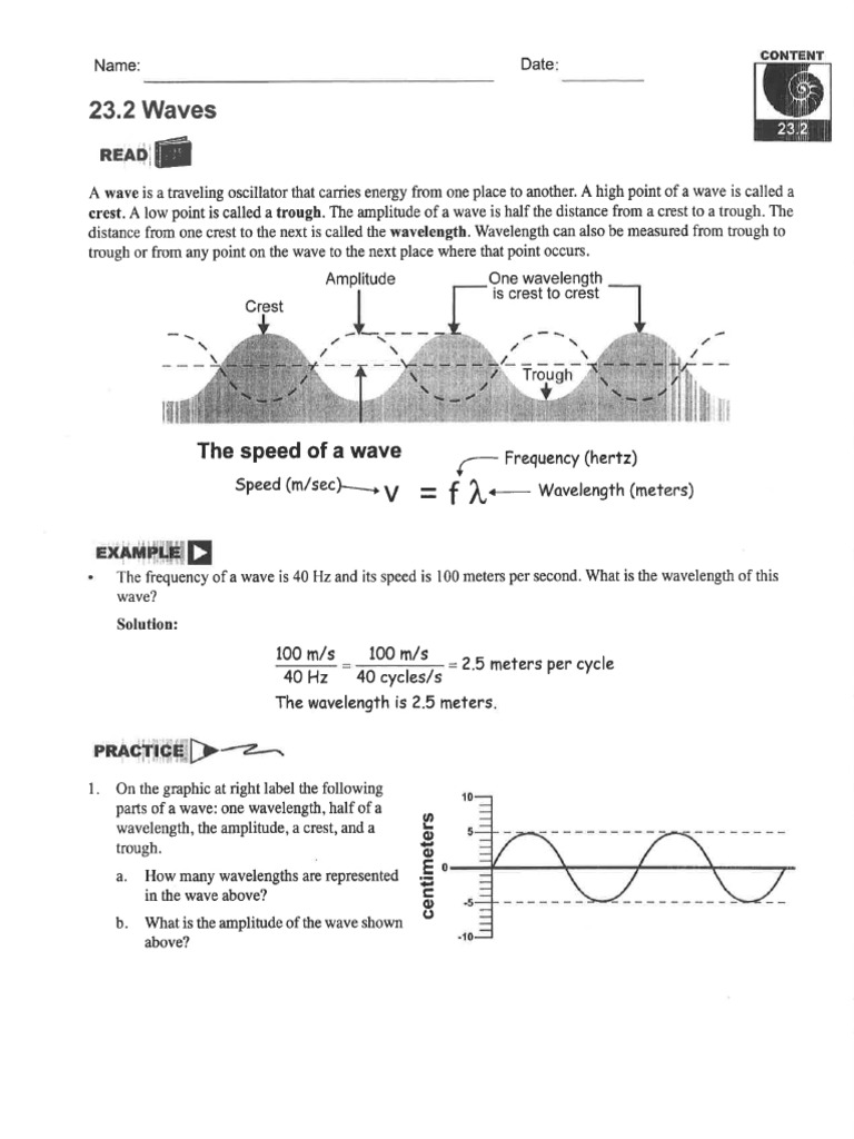 23 2 Waves WKST and KEY | PDF