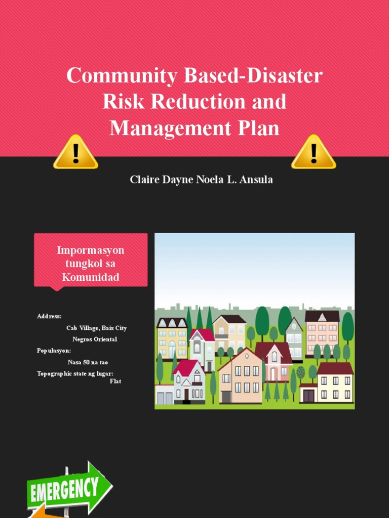 Community Based Disaster | PDF