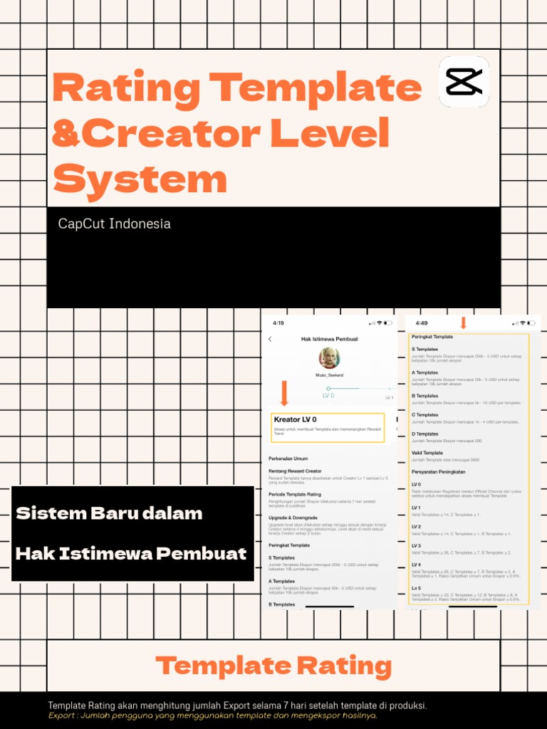 Rating Template &creator Level System | PDF