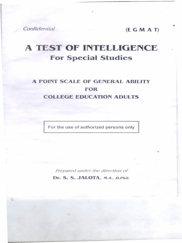 General Mental Ability Test | PDF