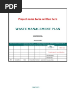 Construction Waste Management Plan | PDF | Waste | Recycling