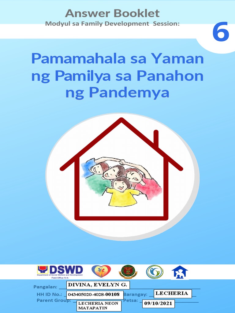 PDF - Module 6 - Aralin 1 - Answer Booklet | PDF