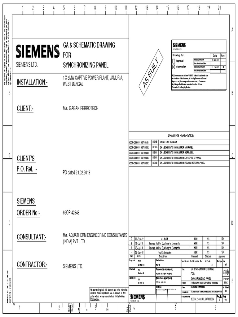 GA & Schematic Drawing Symbols Guide | PDF | Electrical Substation ...