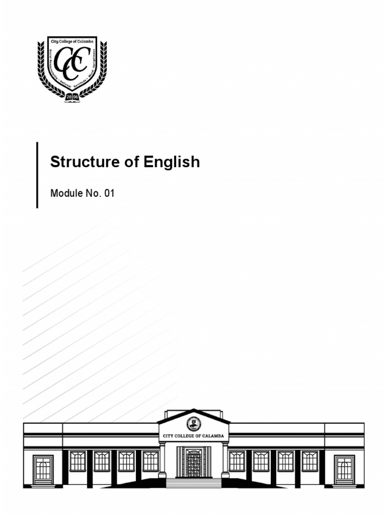 Structure of English: Module No. 01 | PDF | Adverb | Adjective