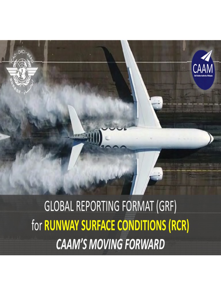 Global Reporting Format For Runway Surface Condition - Icao | PDF ...