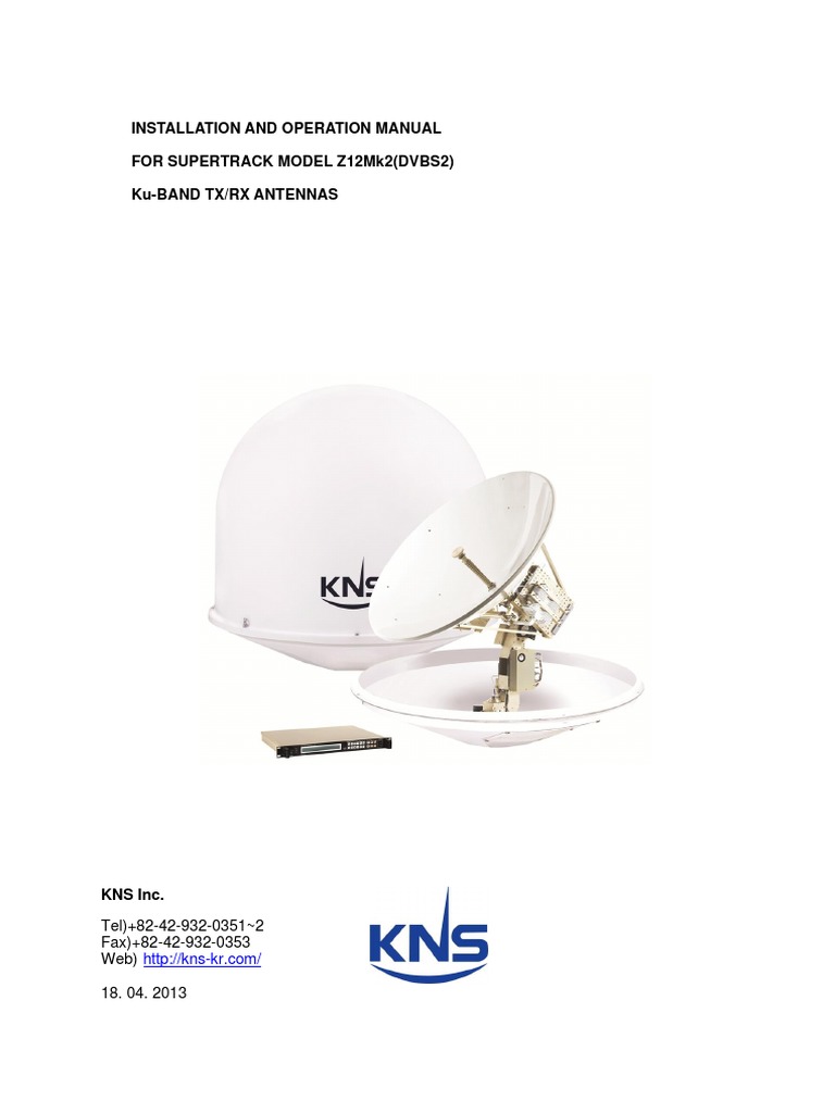 Kns Supertrack z12mk2 Manual Rev 2.3 | PDF | Coaxial Cable | Electronics