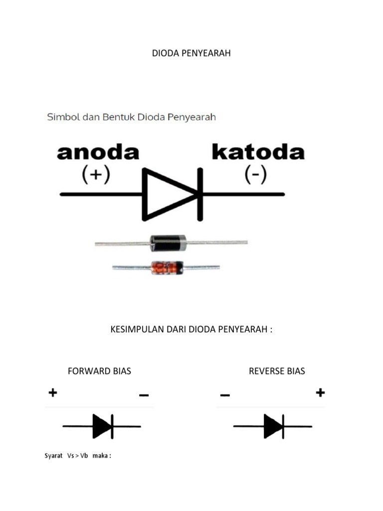 Dioda Penyearah | PDF | Sains & Matematika