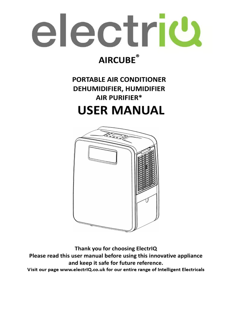 Aircube 4000 Manual | PDF | Air Conditioning | Window