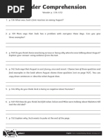 Holes - Comprehension Questions | PDF
