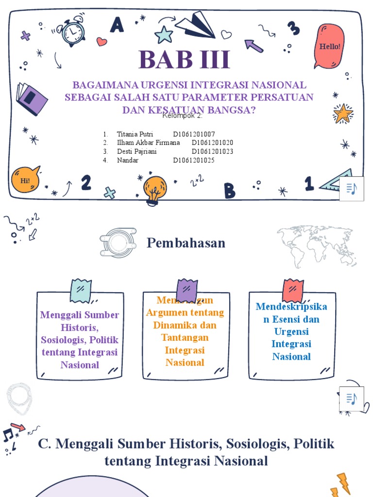 Bab Iii Bagaimana Urgensi Integrasi Nasional Sebagai Salah Satu ...