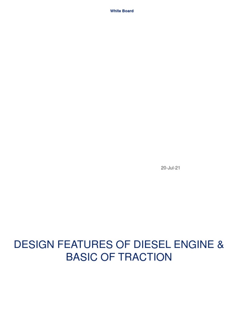 1.2 Design Features of Diesel Engine Basics of Traction | Download Free ...