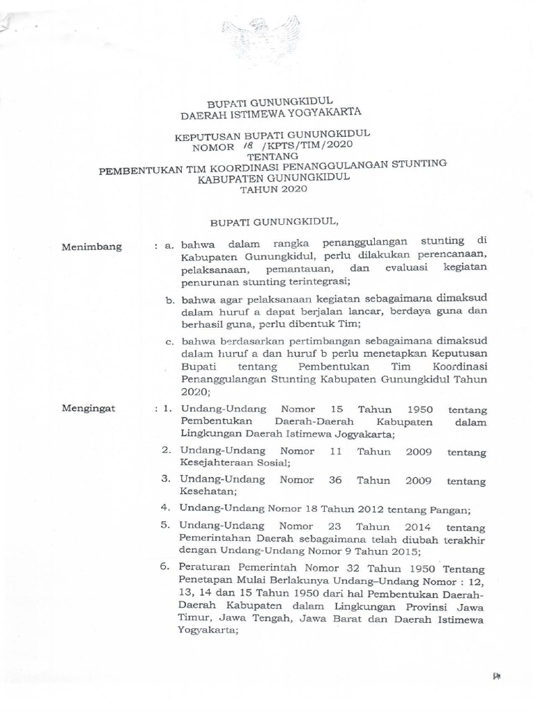 Contoh Tim SK1 | PDF