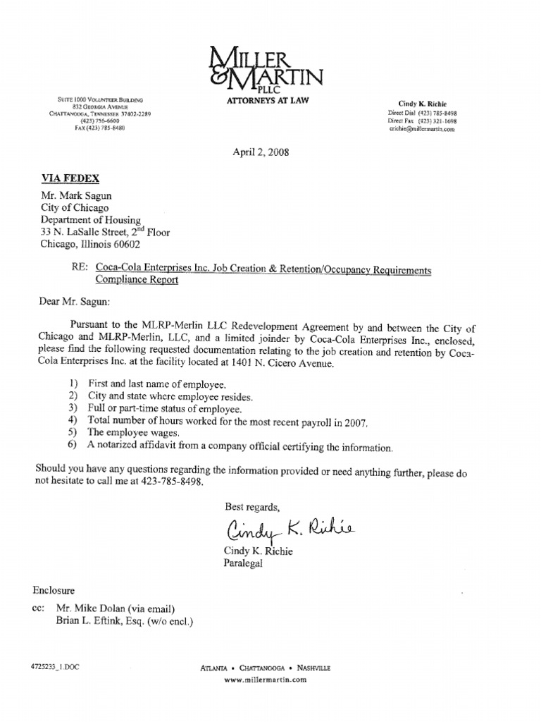 Coca-Cola Job Monitoring Documents | PDF