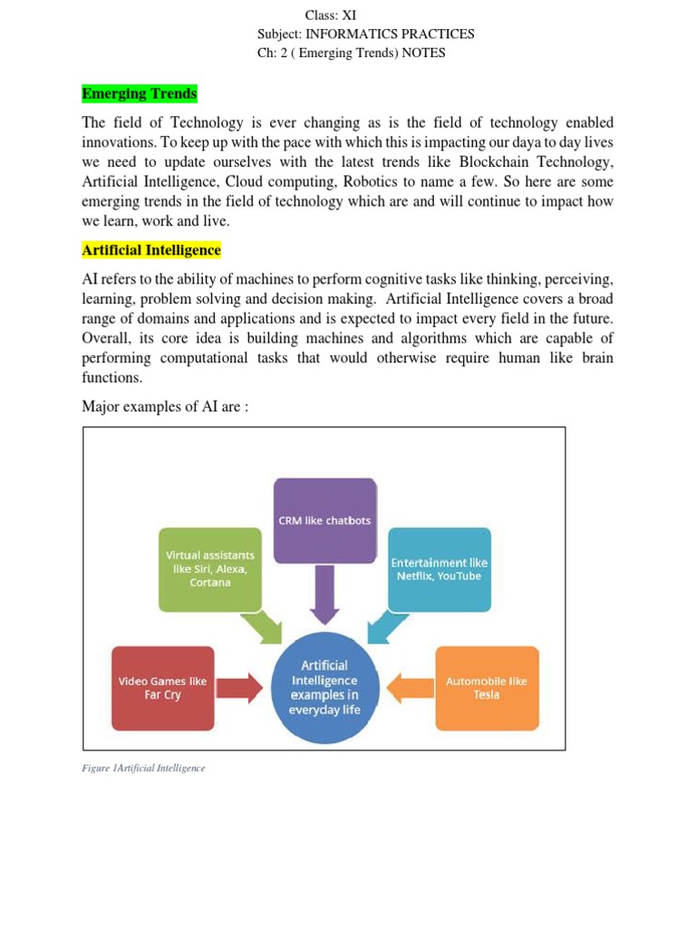 11 IP-Emerging Trends-Notes | PDF | Cloud Computing | Artificial ...