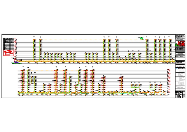 18-Schematic Diagram Fire Fighting Layout-Sld | PDF | Design
